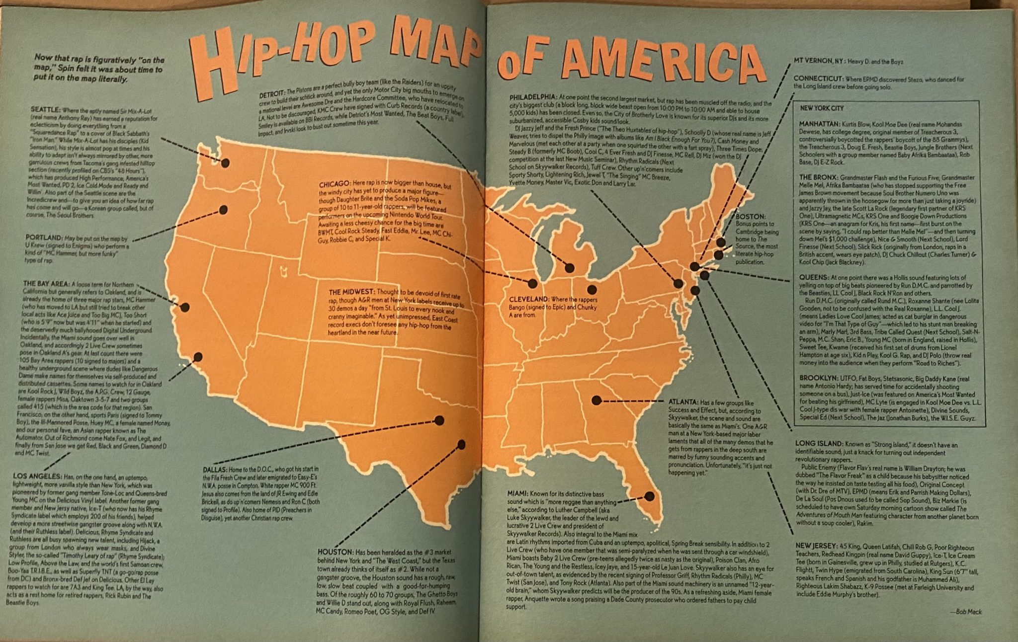 Mapping the Hip-Hop Nation in the 1990s - HUMTHRUSH